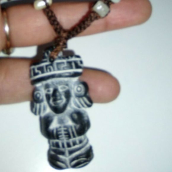 Jewelry | Peruvian Necklace Woven In Macrame Thread And Inca Warrior ...